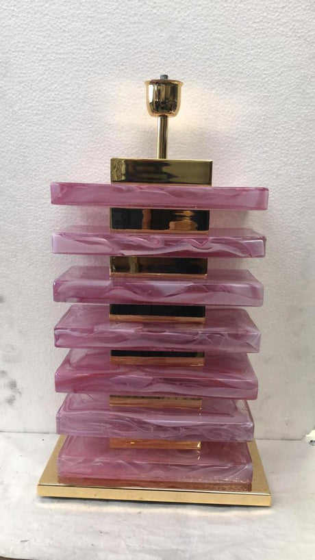 #7344-RUGG - Pair of Murano Lamps – Sourced by Janet Wiebe